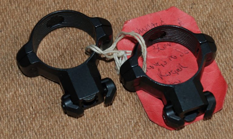 RUGER SOLID STEEL WINDAGE ADJUSTABLE 30MM SCOPE RINGS - Emma Custom Rifles