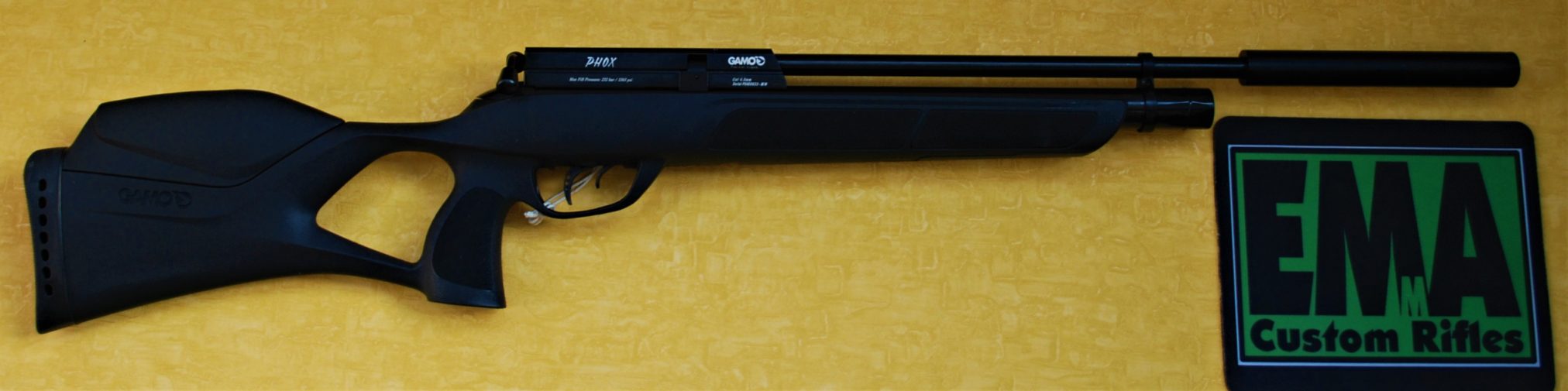 GAMO PHOX .177 (4.5mm) PCP AIR RIFLE PACKAGE. - Emma Custom Rifles