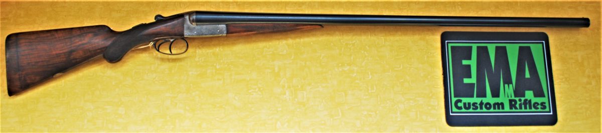 FREDERICK HADFIELD MAGNUM 12G SIDE BY SIDE SHOTGUN. - Emma Custom Rifles