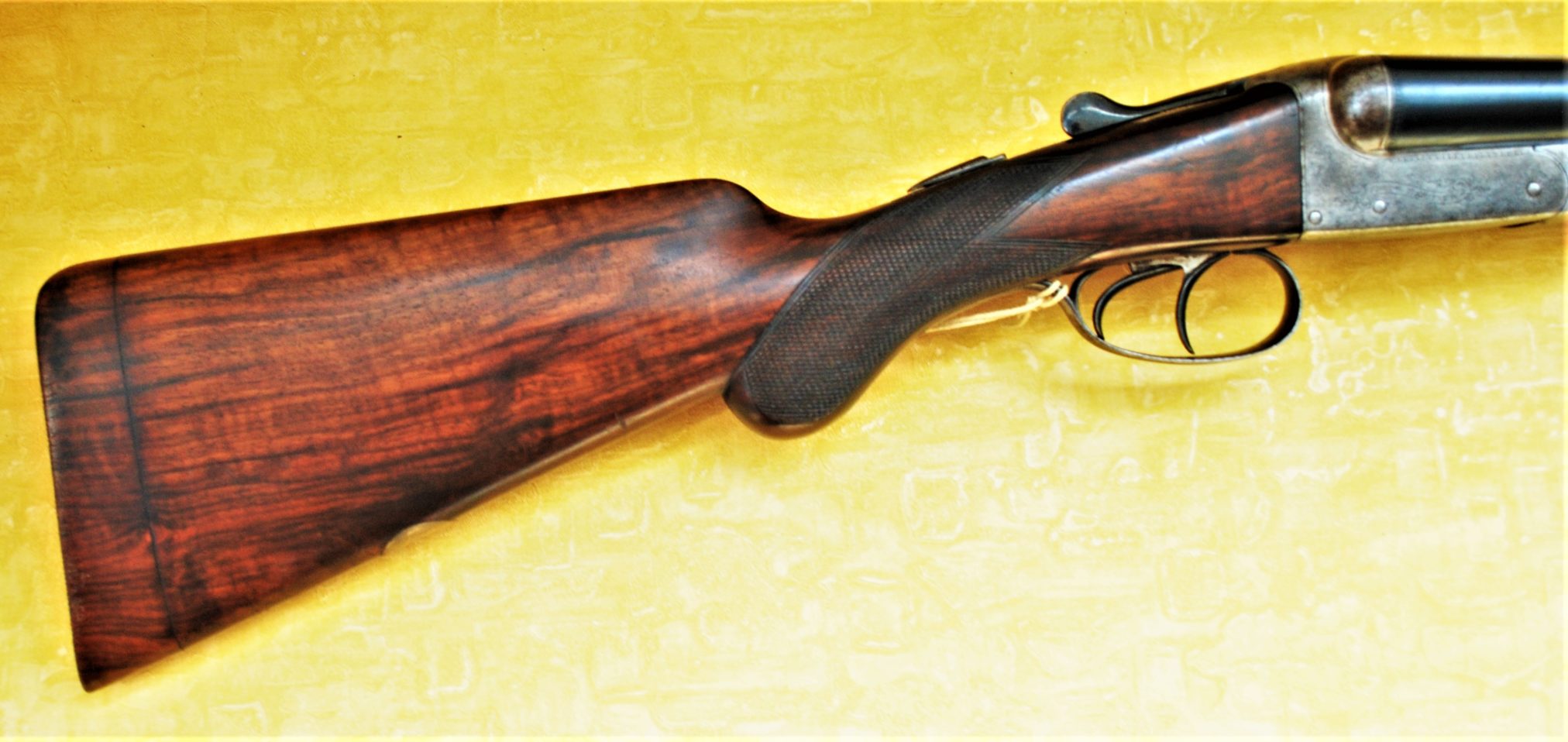 FREDERICK HADFIELD MAGNUM 12G SIDE BY SIDE SHOTGUN. - Emma Custom Rifles