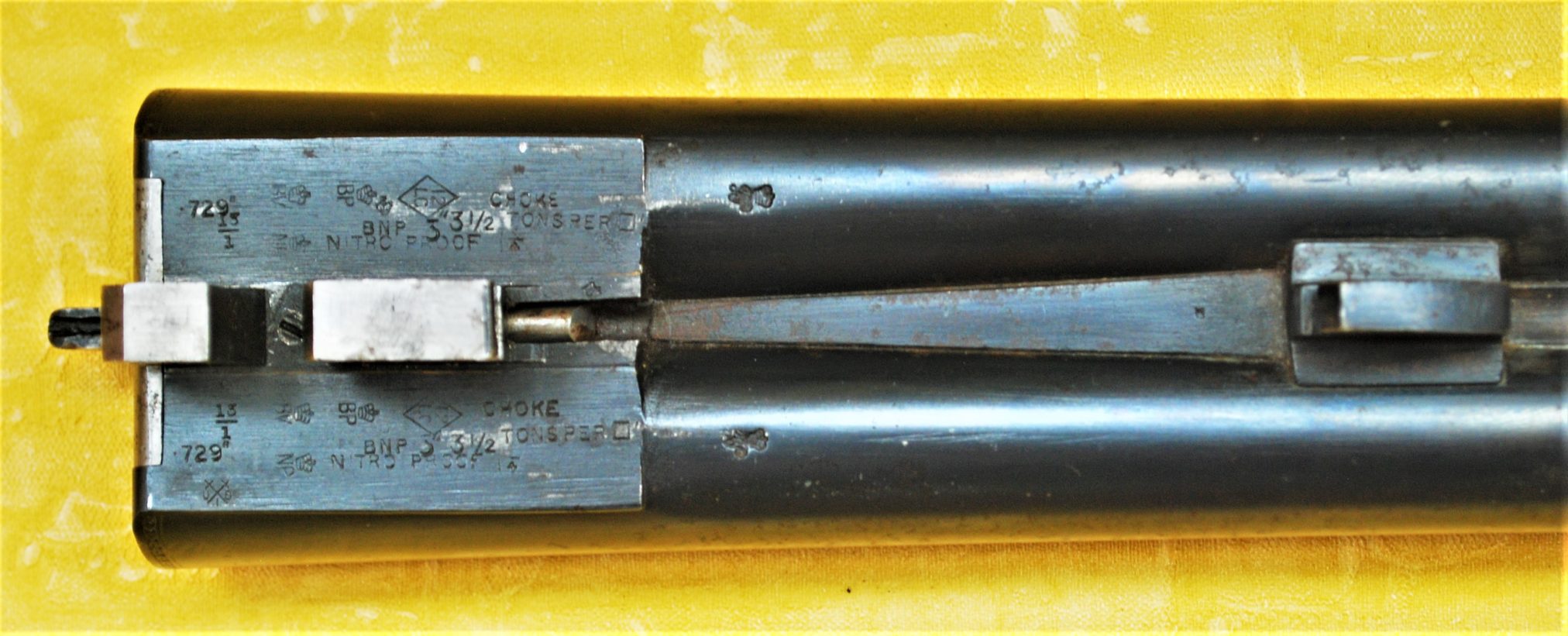 FREDERICK HADFIELD MAGNUM 12G SIDE BY SIDE SHOTGUN. - Emma Custom Rifles