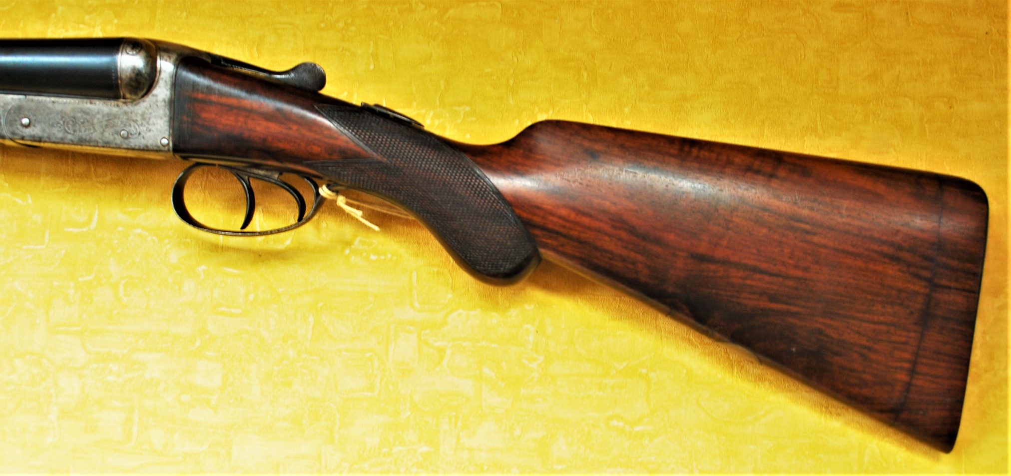 FREDERICK HADFIELD MAGNUM 12G SIDE BY SIDE SHOTGUN. - Emma Custom Rifles