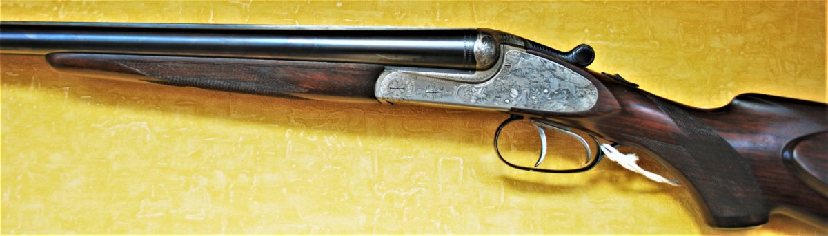 MERKEL 12G SIDE BY SIDE MODEL 60E SHOTGUN. - Emma Custom Rifles