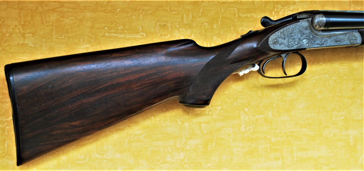 MERKEL 12G SIDE BY SIDE MODEL 60E SHOTGUN. - Emma Custom Rifles