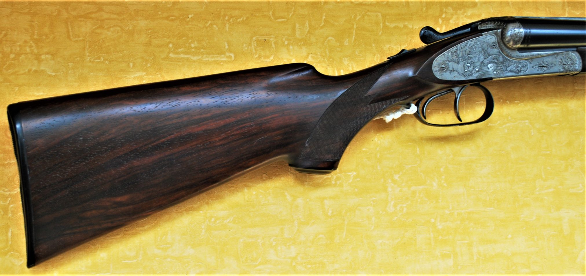 MERKEL 12G SIDE BY SIDE MODEL 60E SHOTGUN. - Emma Custom Rifles