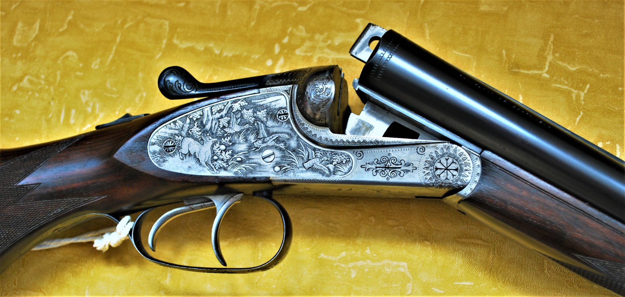 MERKEL 12G SIDE BY SIDE MODEL 60E SHOTGUN. - Emma Custom Rifles