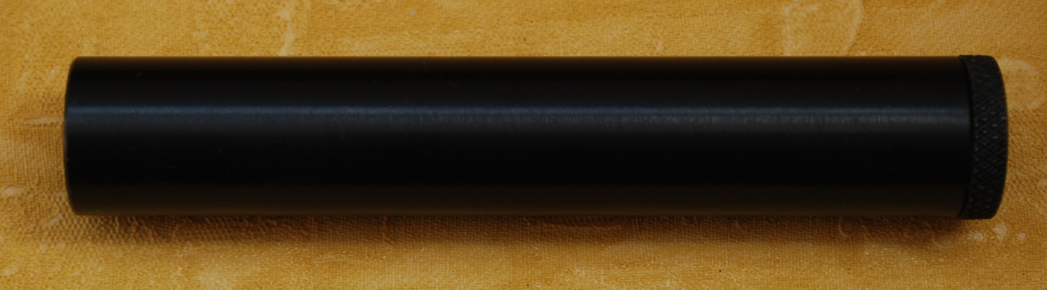 UNKNOWN SMALL BORE LIGHTWEIGHT ALLOY SOUND MODERATOR. - Emma Custom Rifles