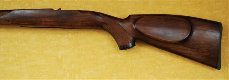 MAUSER 98 ACTION STUTZEN WALNUT RIFLE STOCK. - Emma Custom Rifles