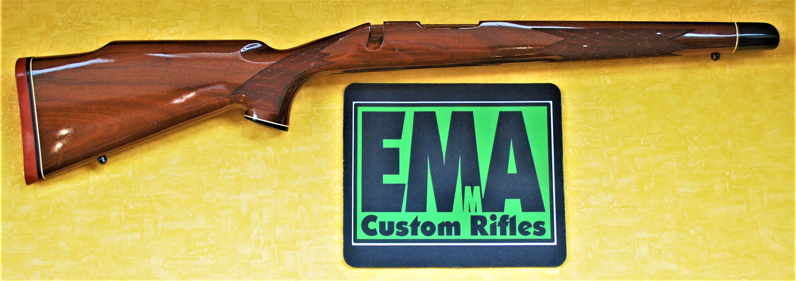 Custom remington rifle - goldascse