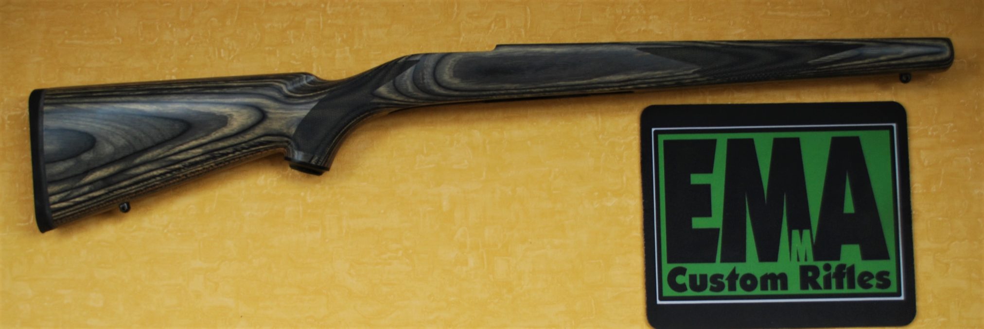 RUGER M77 MK11 GREY LAMINATE LEFT HANDED RIFLE STOCK. - Emma Custom Rifles