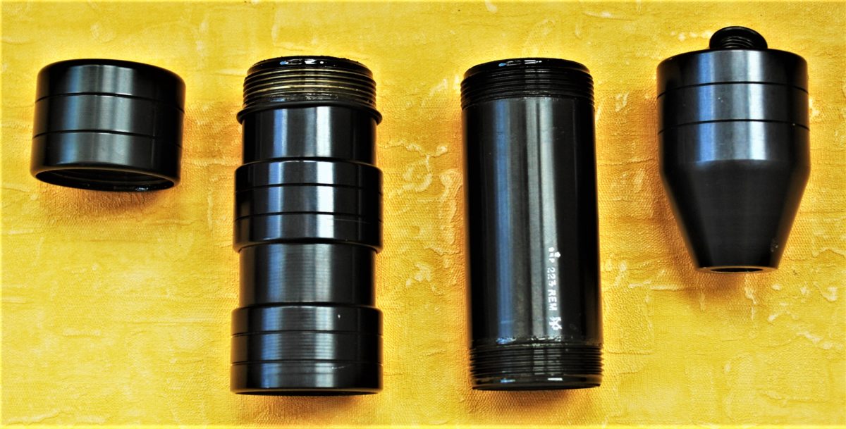 HUSHER FULLY STRIPPABLE FULL BORE SOUND MODERATOR. - Emma Custom Rifles