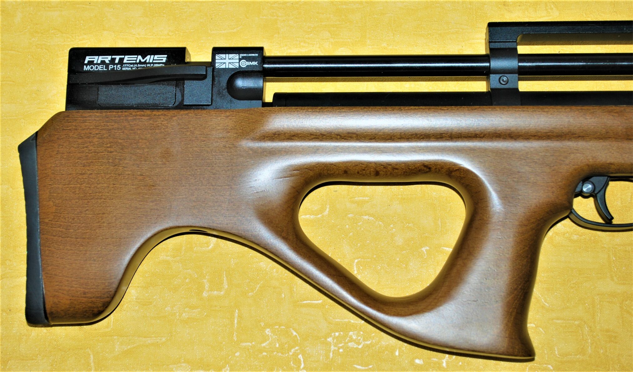ARTEMIS P15 PCP SIDE LEVER ACTION .177 AIR RIFLE. - Emma Custom Rifles