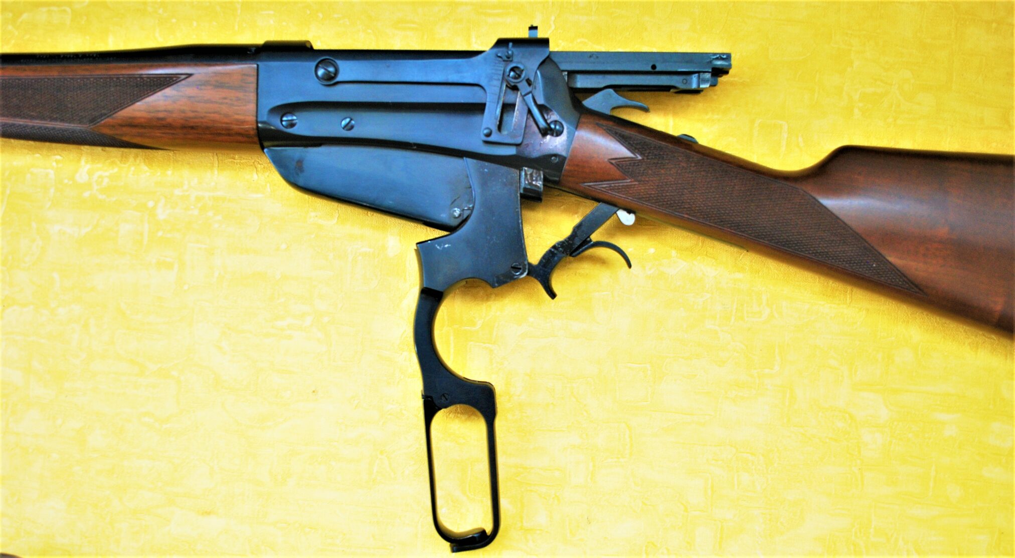 WINCHESTER MODEL 1895 UNDER LEVER .405 CALIBRE RIFLE. - Emma Custom Rifles