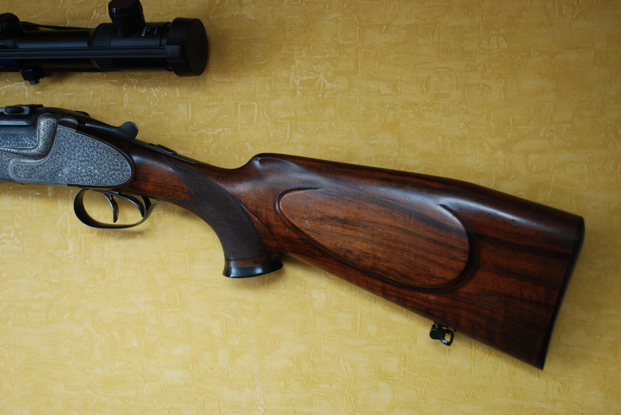 FORTUNA 9.3 X74R OVER AND UNDER DOUBLE RIFLE. - Emma Custom Rifles
