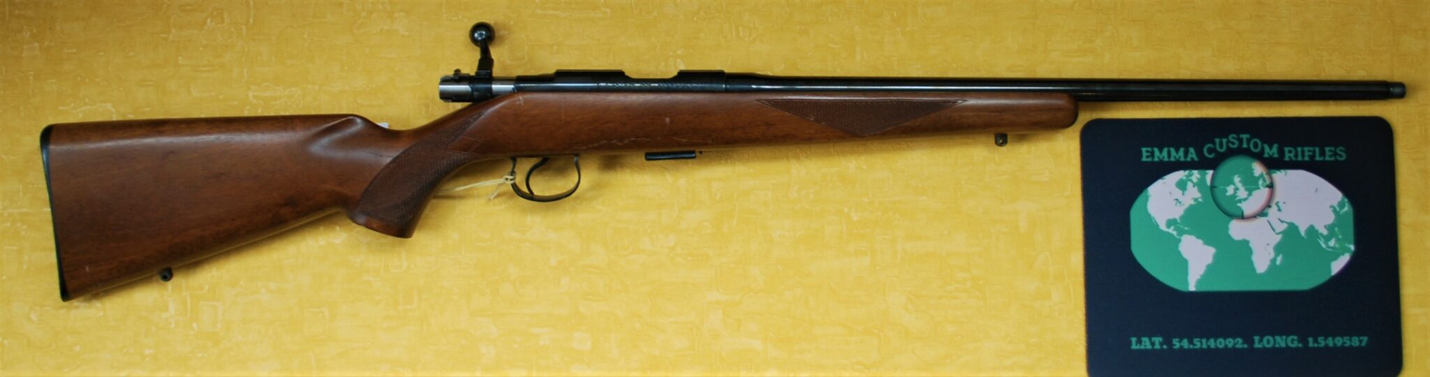 CZ .22 RIM FIRE LEFT HANDED 452-ZE ZKM BOLT ACTION RIFLE. - Emma Custom ...