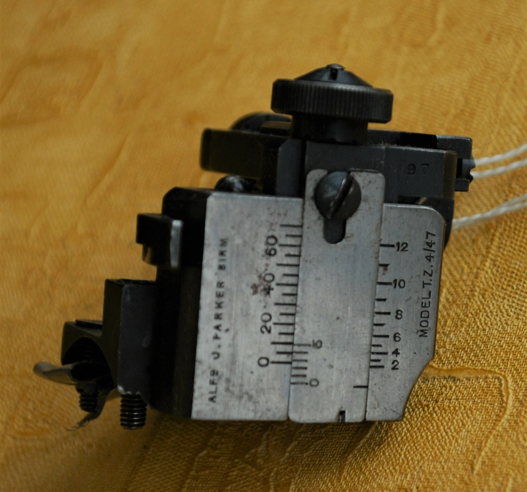 ALFD. J PARKER BIRMINGHAM MODEL TZ. 4/47 MAUSER 98 DIOPTRE TARGET SIGHT ...