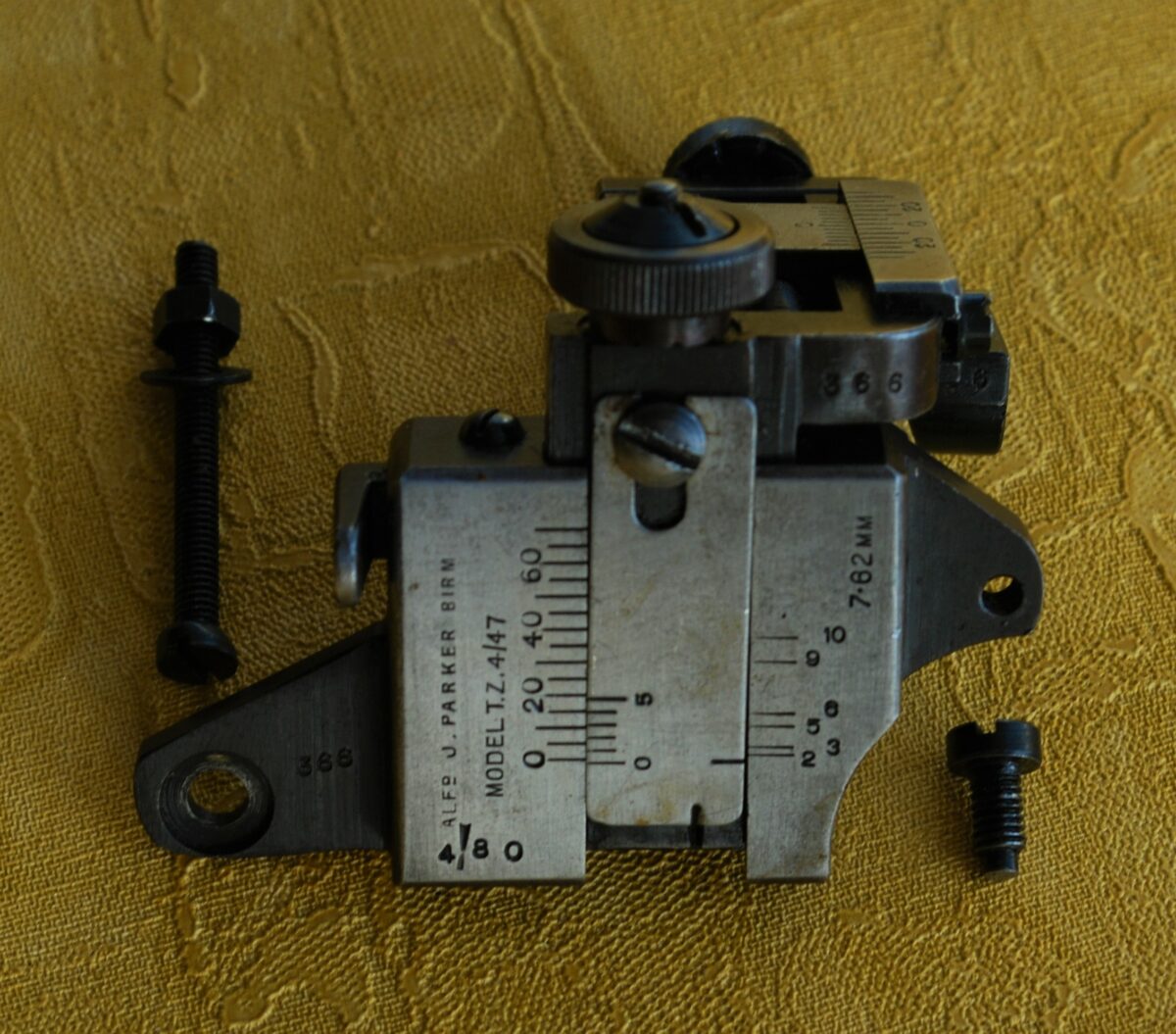 ALFD. J PARKER BIRMINGHAM MODEL TZ. 4/47 LEE ENFIELD No. 4 DIOPTRE 7.62 ...