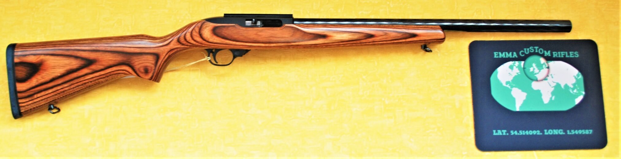 RUGER 10-22 TARGET LAMINATE .22 RIM FIRE SEMI-AUTO RIFLE. - Emma Custom ...