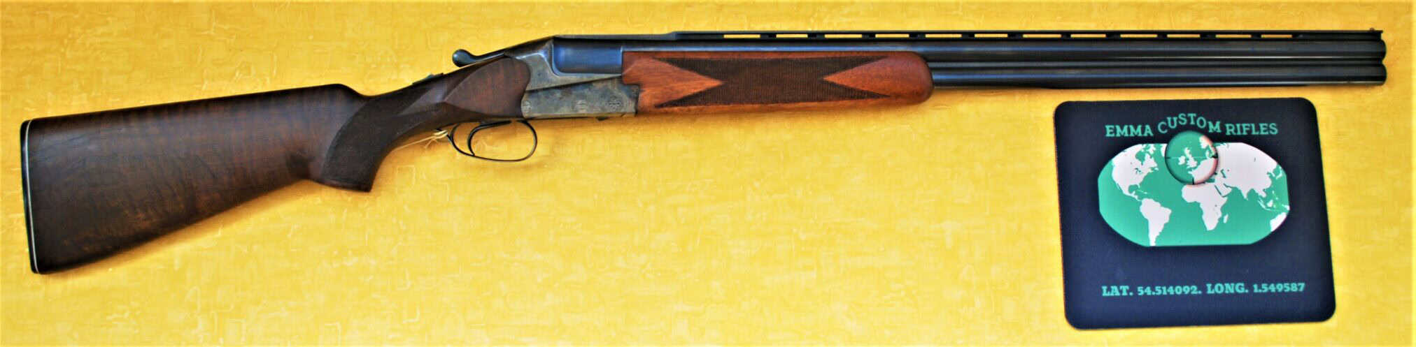 SIMSON SUHL GERMANY 12G OVER AND UNDER SHOTGUN. - Emma Custom Rifles