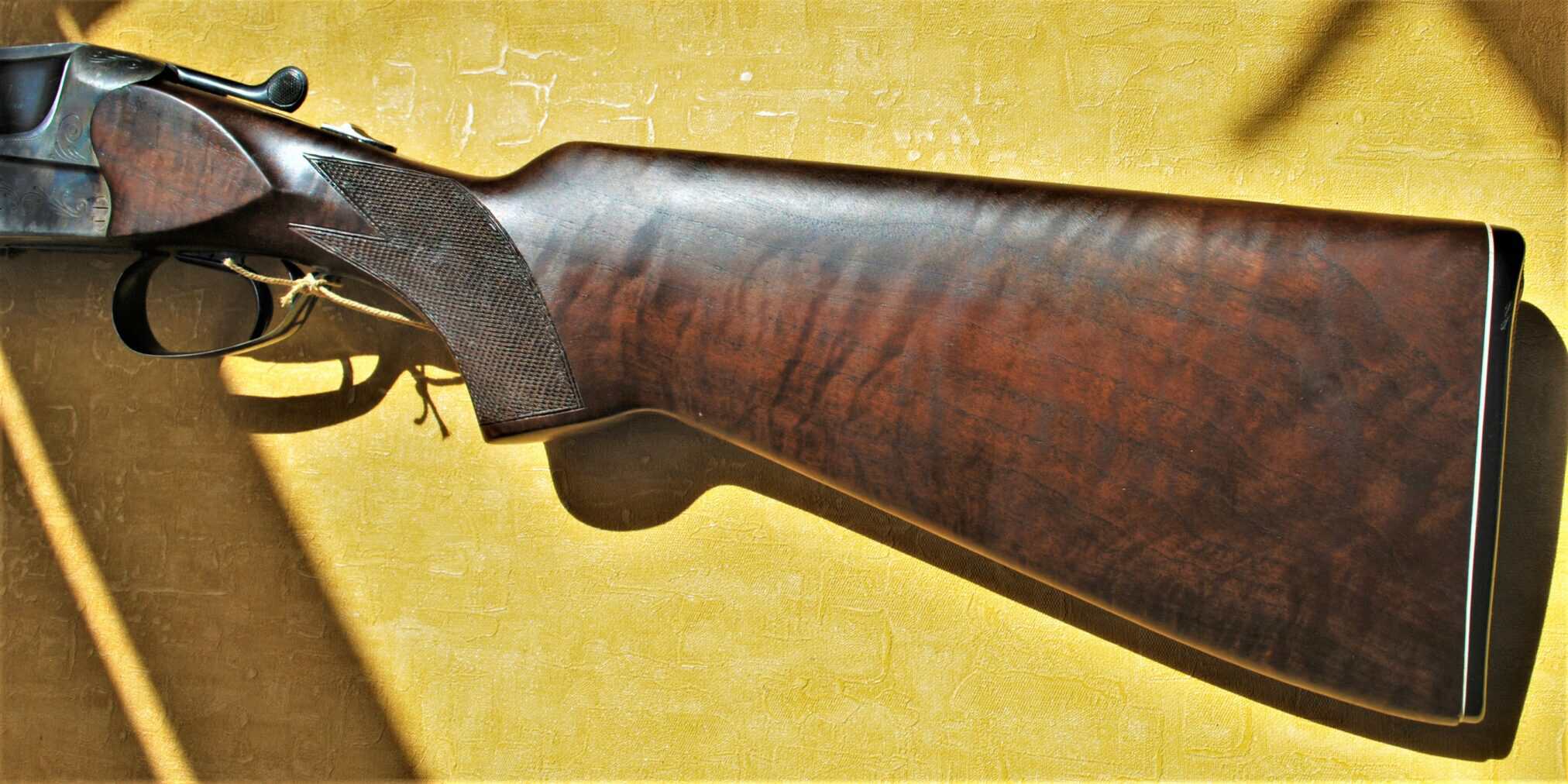 SIMSON SUHL GERMANY 12G OVER AND UNDER SHOTGUN. - Emma Custom Rifles