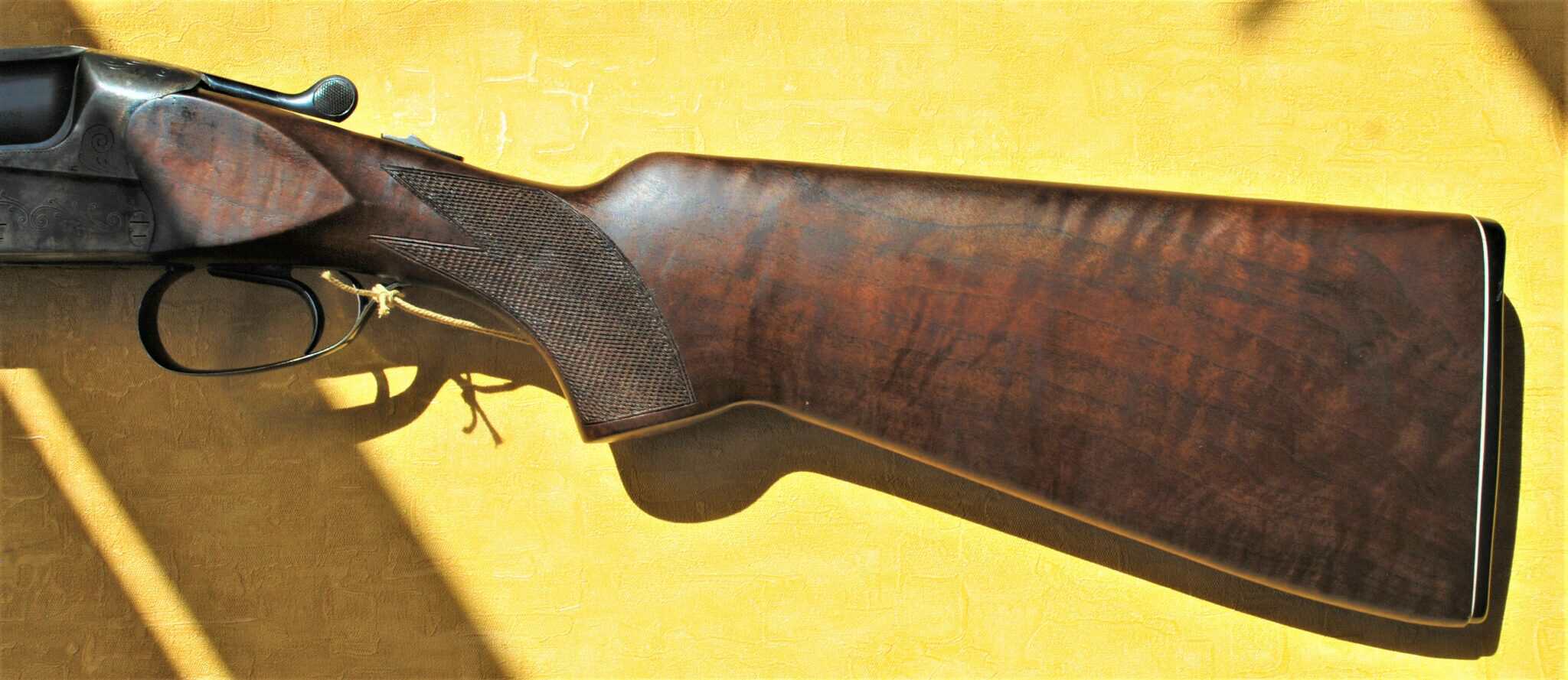 SIMSON SUHL GERMANY 12G OVER AND UNDER SHOTGUN. - Emma Custom Rifles