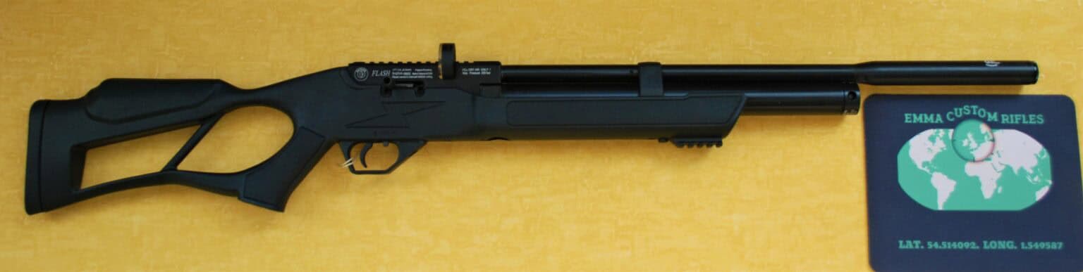 HATSAN .22 (5.5mm) FLASH PCP AIR RIFLE. - Emma Custom Rifles