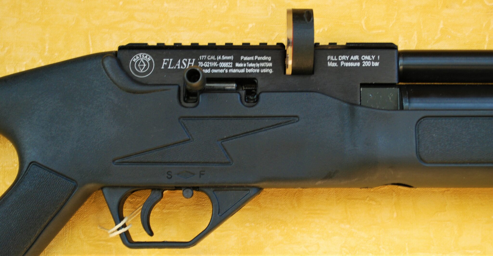 HATSAN .22 (5.5mm) FLASH PCP AIR RIFLE. - Emma Custom Rifles