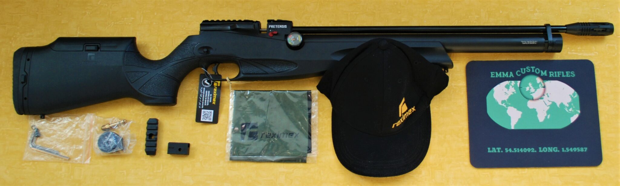 REXIMEX PRETENSIS .22 (5.5mm) PCP AIR RIFLE. - Emma Custom Rifles