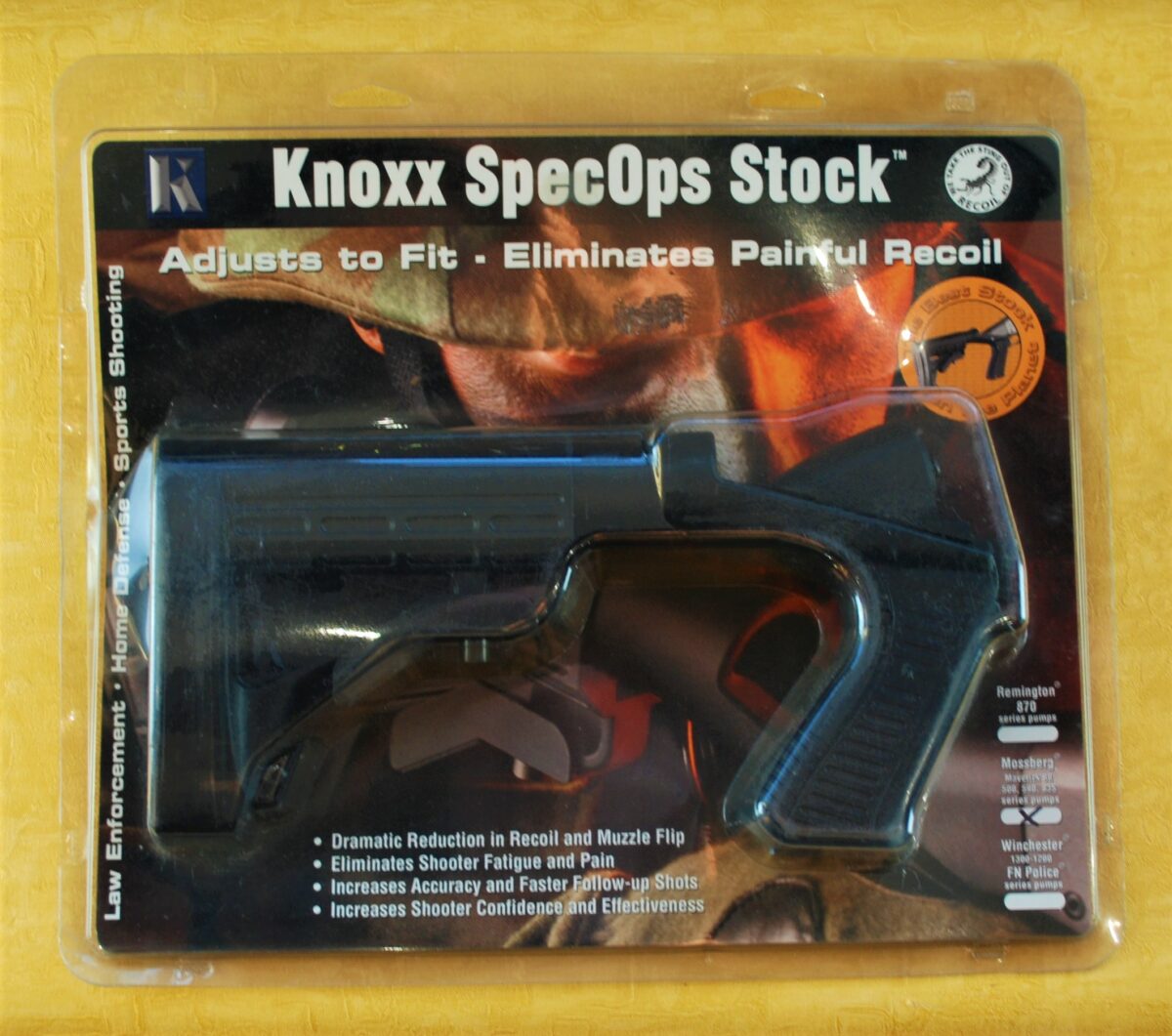 KNOX AXIOM COMPOSITE MOSSBERG COMPETITION STOCK. - Emma Custom Rifles