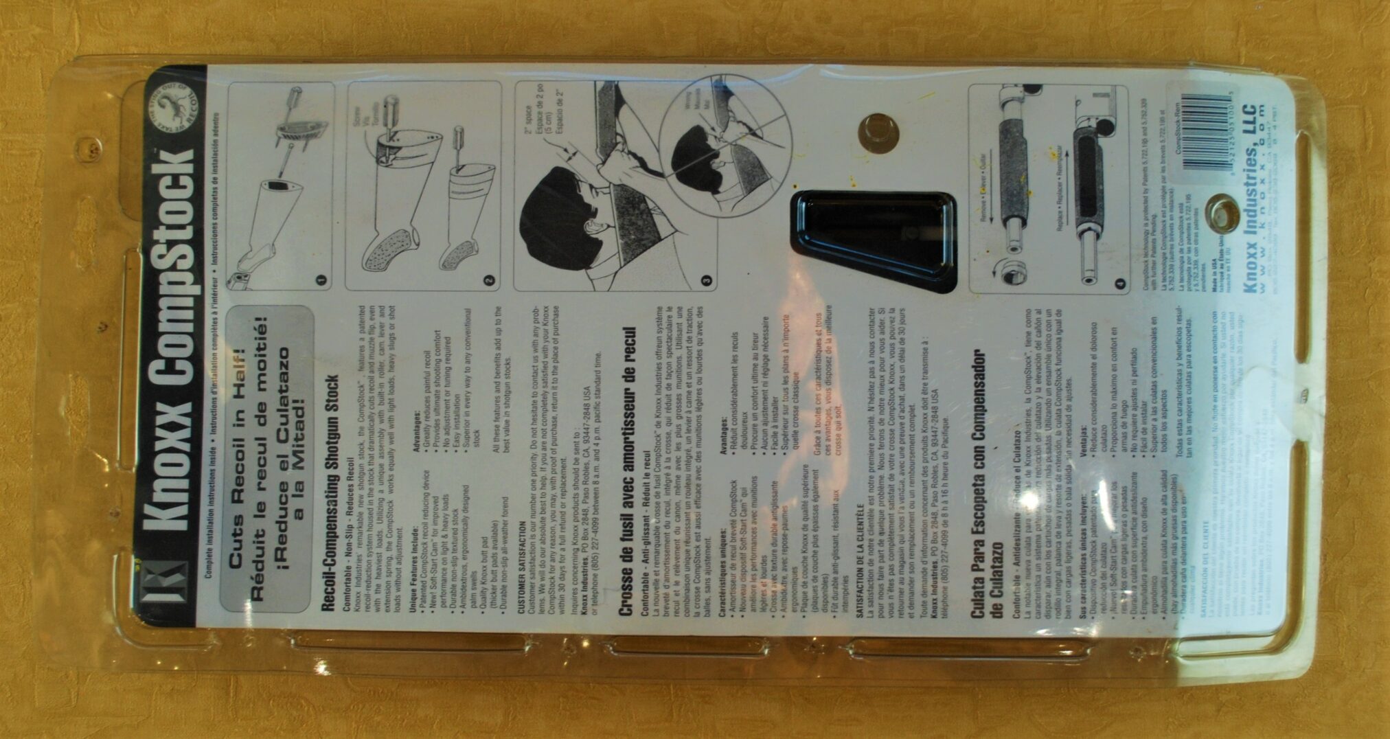 KNOX AXIOM COMPOSITE REMINGTON 870 COMPETITION STOCK. - Emma Custom Rifles