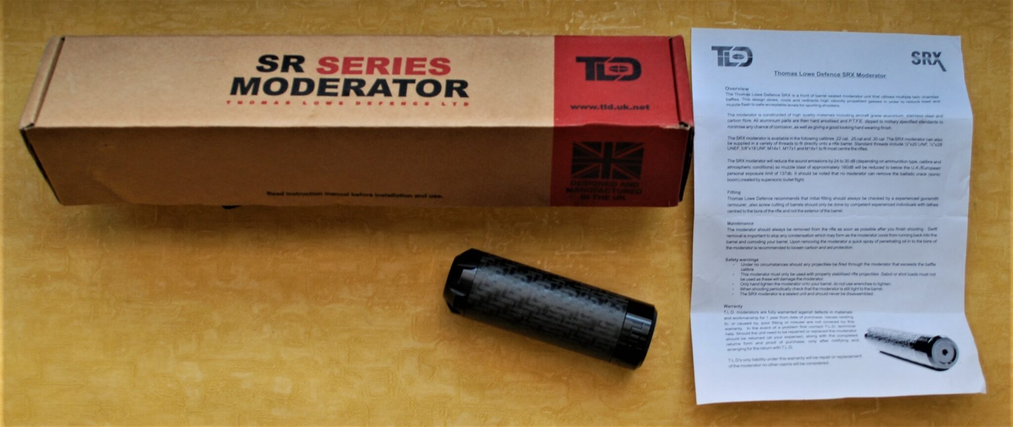 THOMAS LOW DEFENCE INDUSTRIES FULL BORE SOUND MODERATOR. - Emma Custom ...