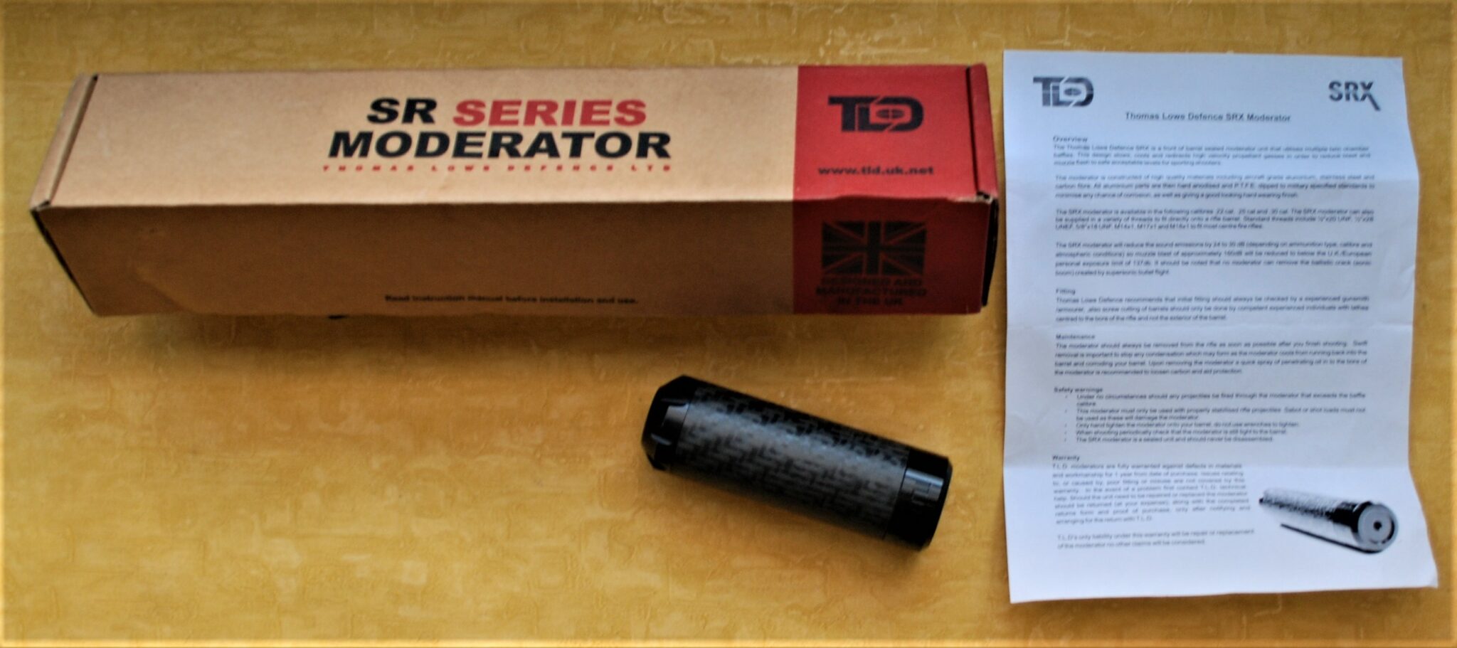 THOMAS LOW DEFENCE INDUSTRIES FULL BORE SOUND MODERATOR. - Emma Custom ...