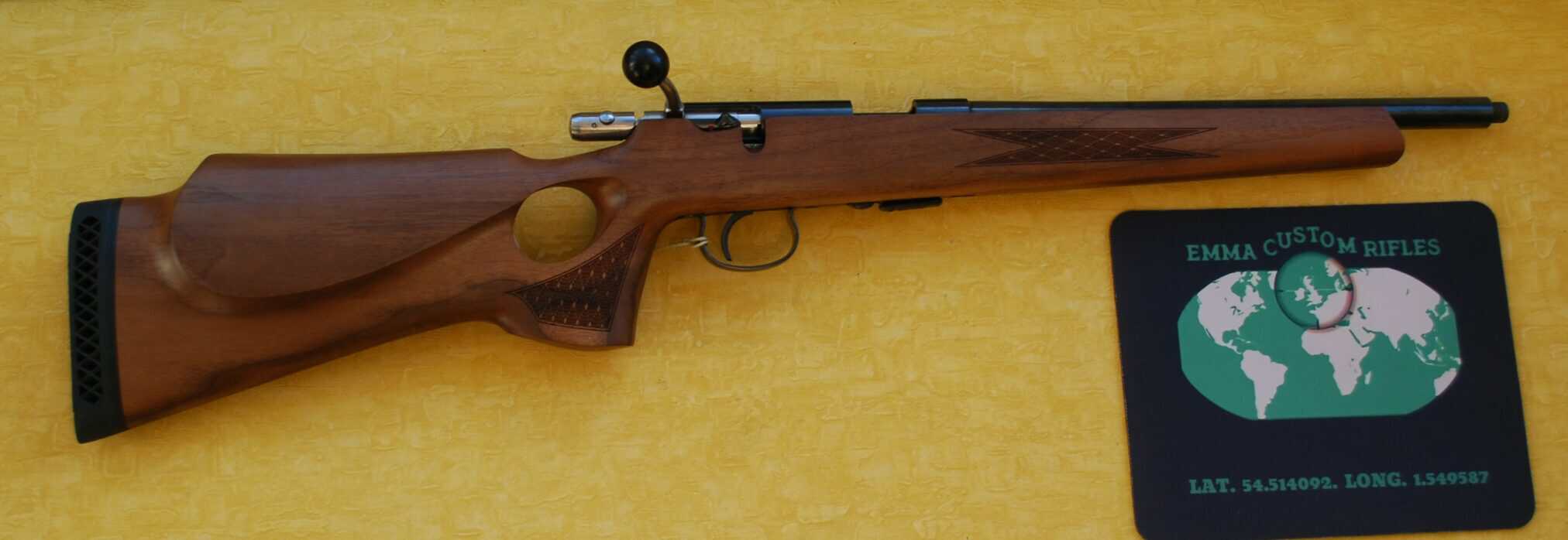 ANSCHUTZ .22 RIM FIRE BOLT ACTION RIFLE. - Emma Custom Rifles