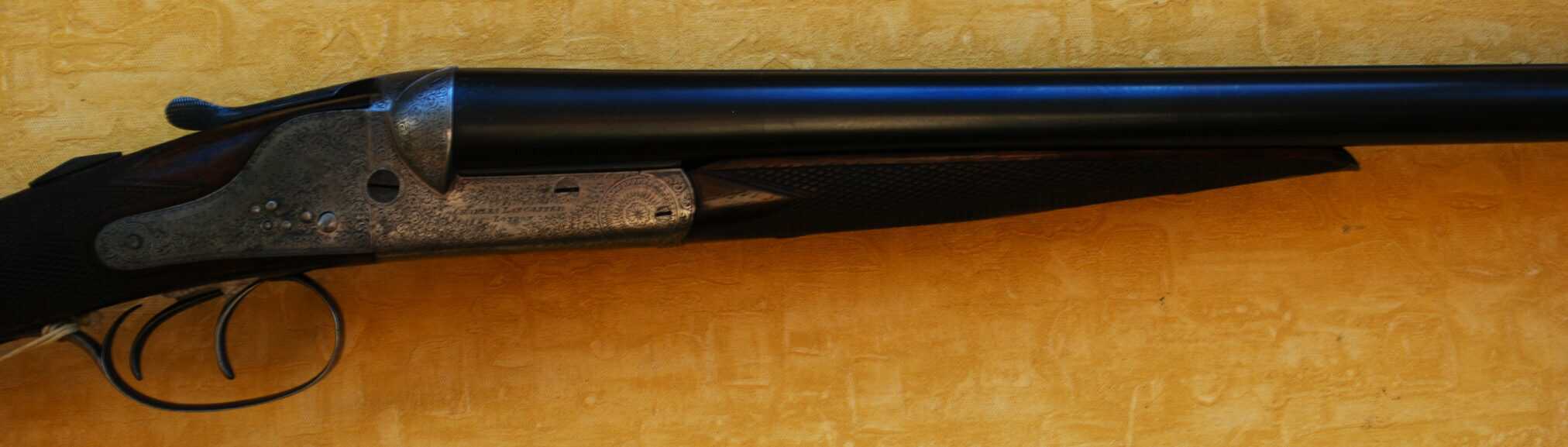 CHARLES LANCASTER 12G SIDE BY SIDE DROP SIDELOCK SHOTGUN. - Emma Custom ...