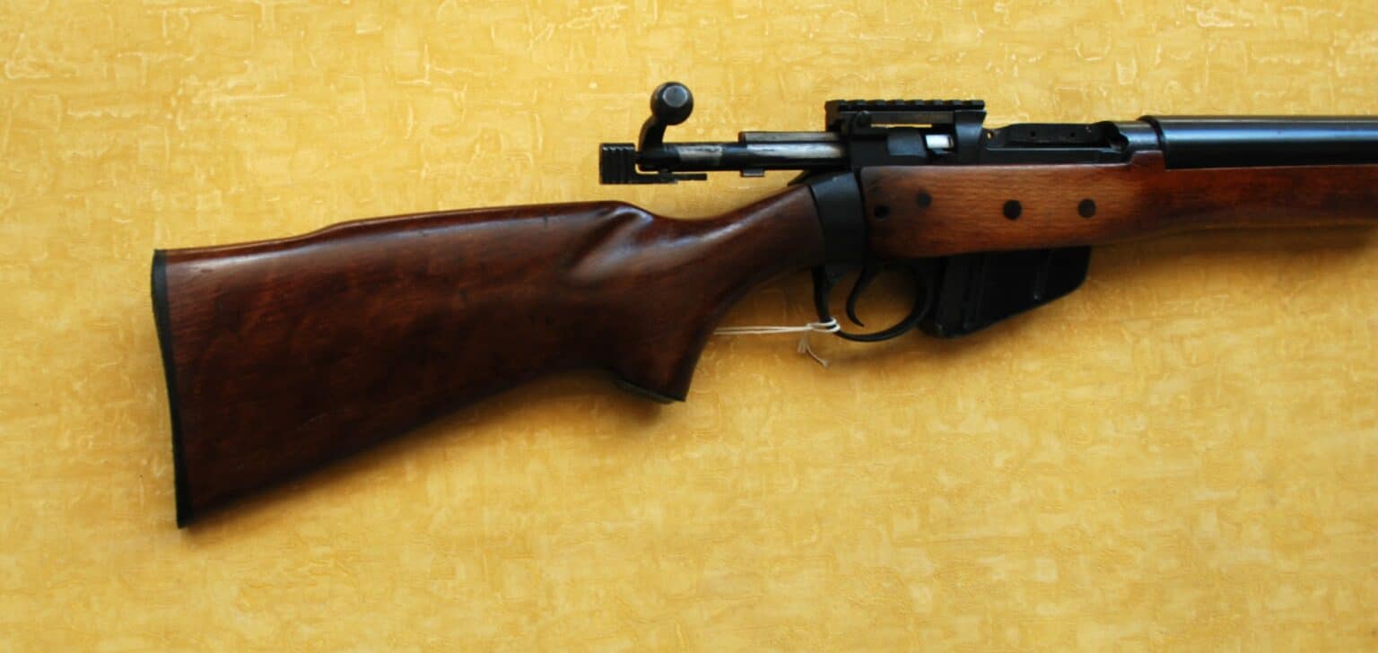 DE LISLE COMMANDO LEE ENFIELD CARBINE (COPY) .45 ACP BOLT ACTION RIFLE ...