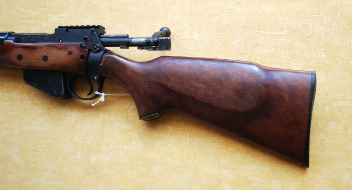 DE LISLE COMMANDO LEE ENFIELD CARBINE (COPY) .45 ACP BOLT ACTION RIFLE ...