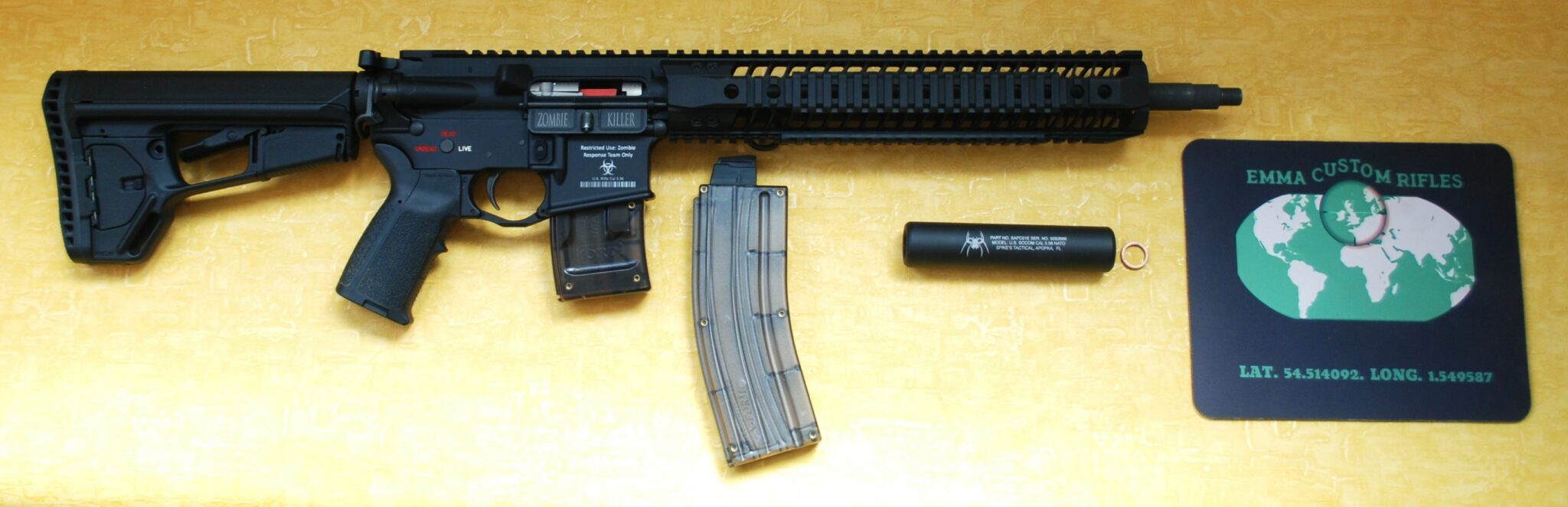SPIKES TACTICAL ST-22 ‘ZOMBIE KILLER’ .22 RIM-FIRE SEMI-AUTOMATIC RIFLE ...