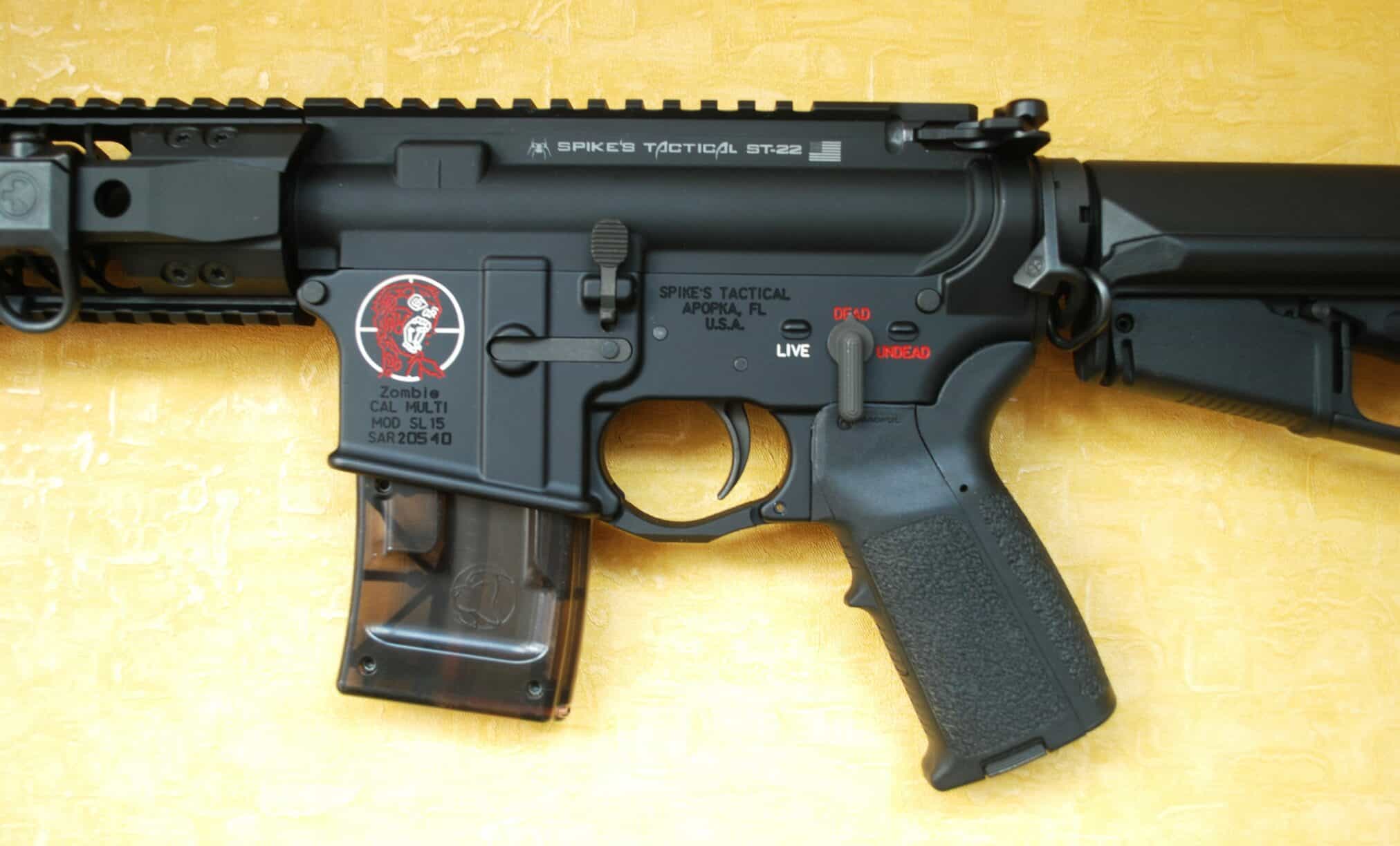 SPIKES TACTICAL ST-22 ‘ZOMBIE KILLER’ .22 RIM-FIRE SEMI-AUTOMATIC RIFLE ...