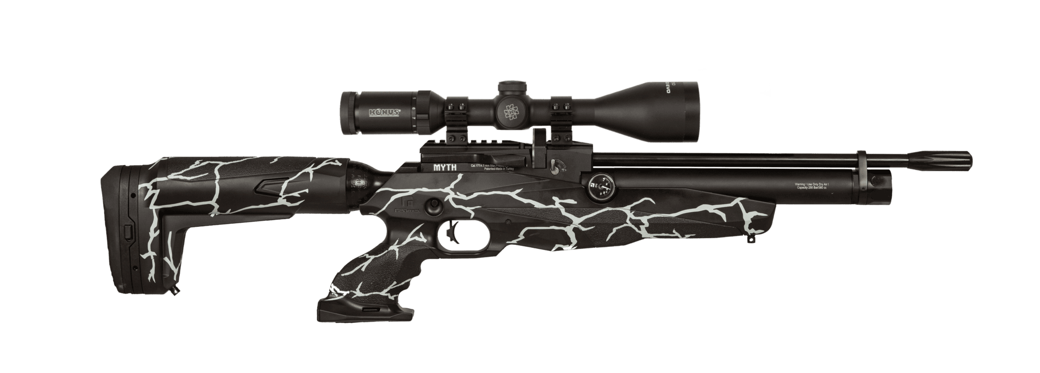 REXIMEX MYTH THUNDER WHITE PCP AIR RIFLE - Emma Custom Rifles