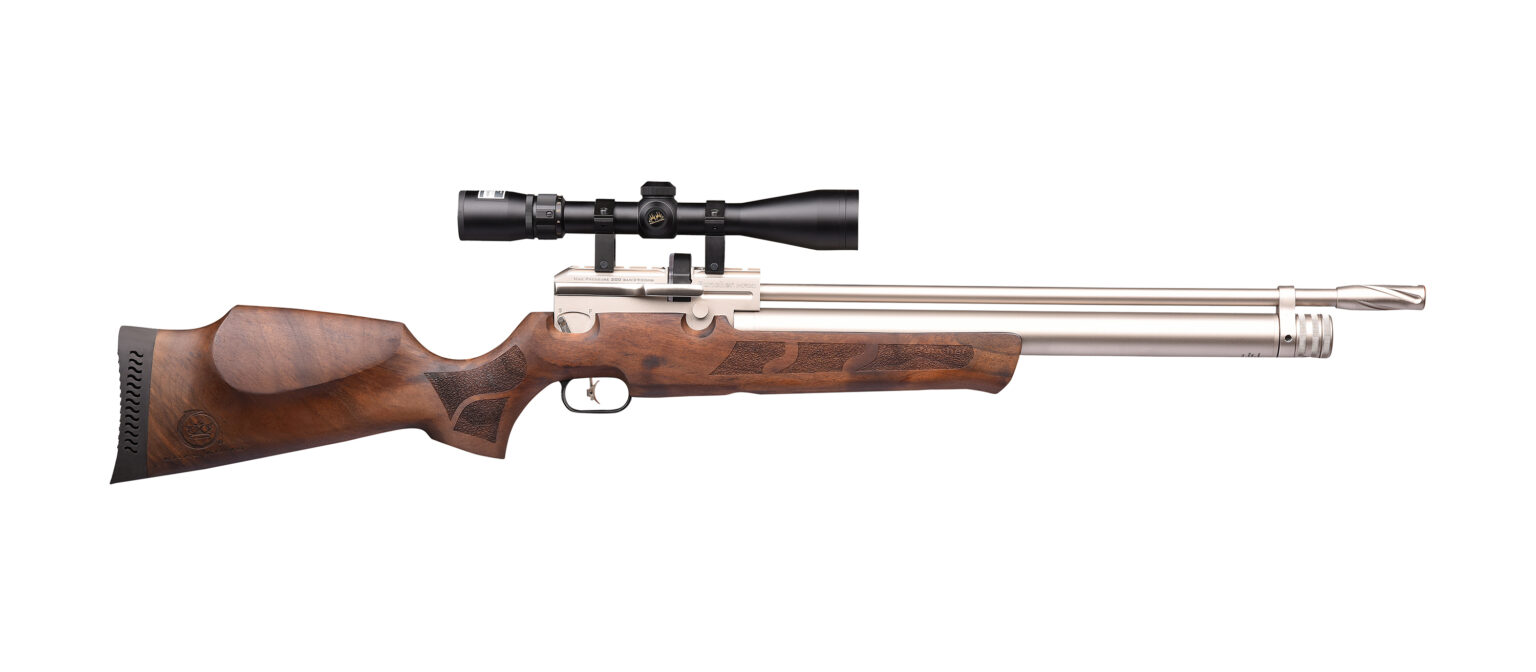 KRAL ARMS PUNCHER MARINE WALNUT PCP AIR RIFLE - Emma Custom Rifles
