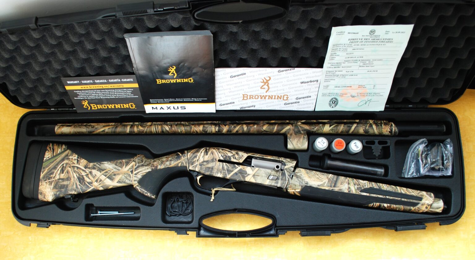 BROWNING REAL TREE MAX 5 MAXUS 12G SEMI-AUTOMATIC SHOTGUN. - Emma ...