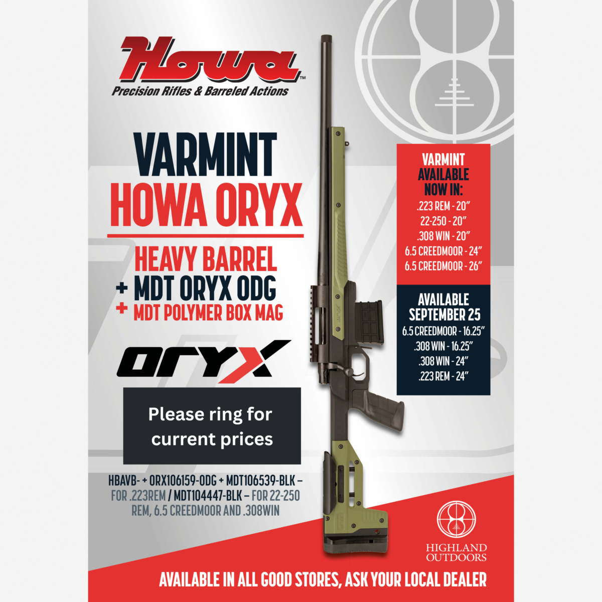 Howa ORYX Varmint Package The Complete Precision Rifle Setup - Emma ...