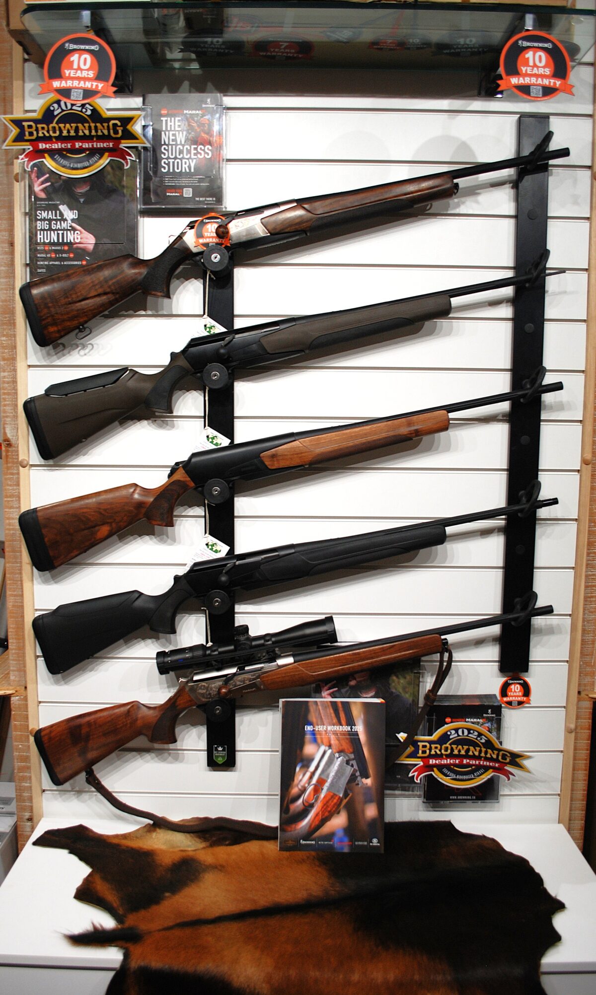 BROWNING .308 MARAL 4X HUNTER STRAIGHT PULL BOLT ACTION RIFLE. - Emma ...