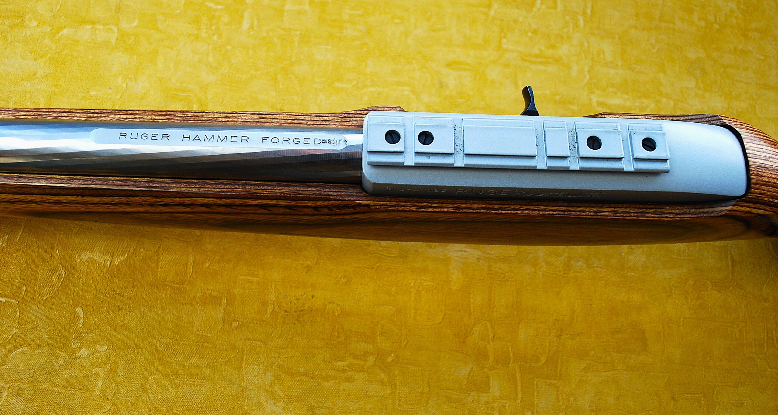 RUGER 10-22 STAINLESS VARMINT LAMINATE SEMI-AUTOMATIC RIFLE. - Emma ...